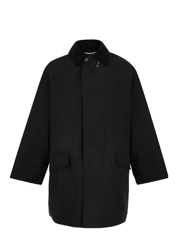Gucci Double Breasted Water-resistant Trench Coat - Black