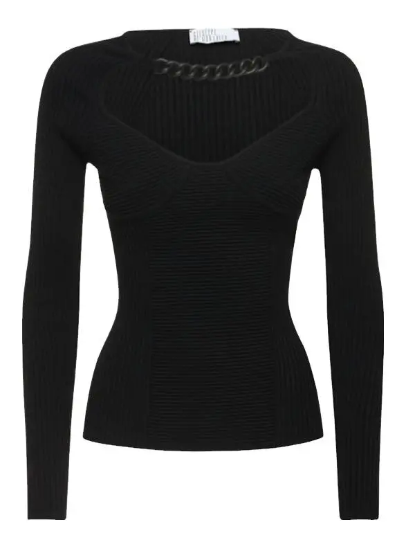Giuseppe Di Morabito Chain-link Knit Pullover - Black