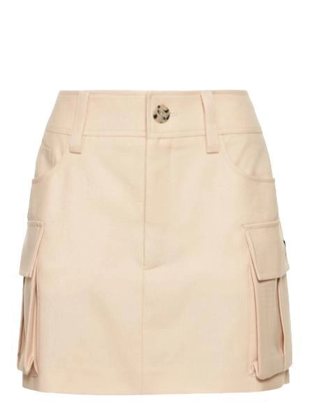 Giuseppe Di Morabito Lightweight Wool Mini Skirt - Nude