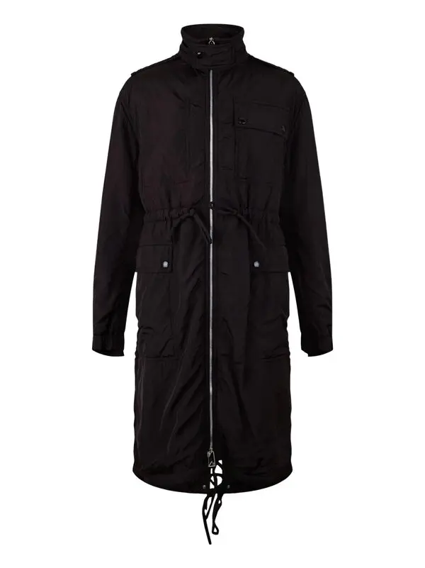 Bottega Veneta Solid Color Parka - Black