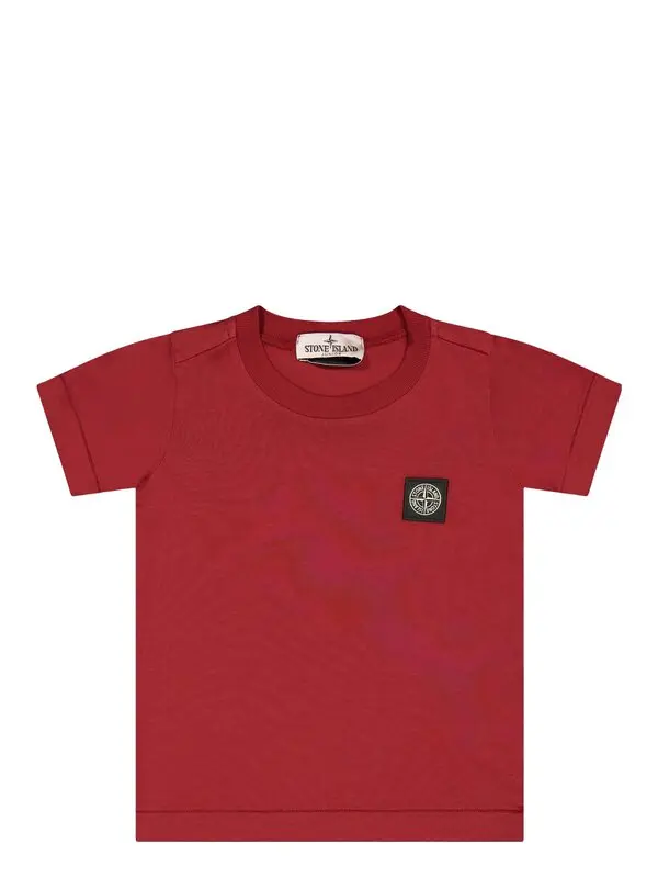 Stone Island Graphic T-shirt - Cherry