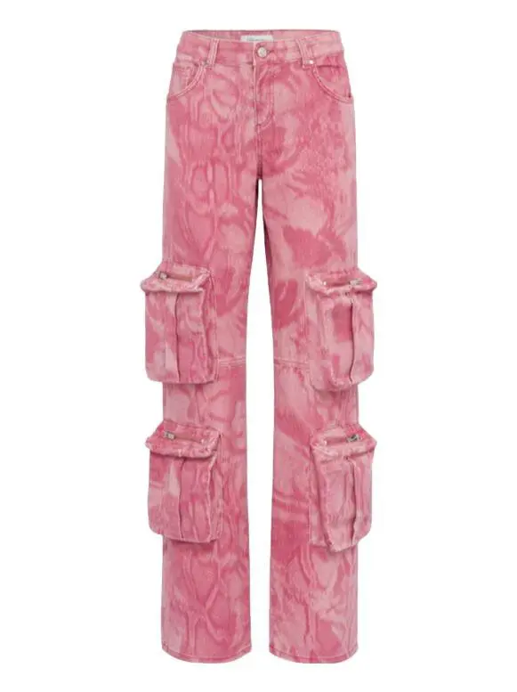 Blumarine Simple Cargo Pants - Pink