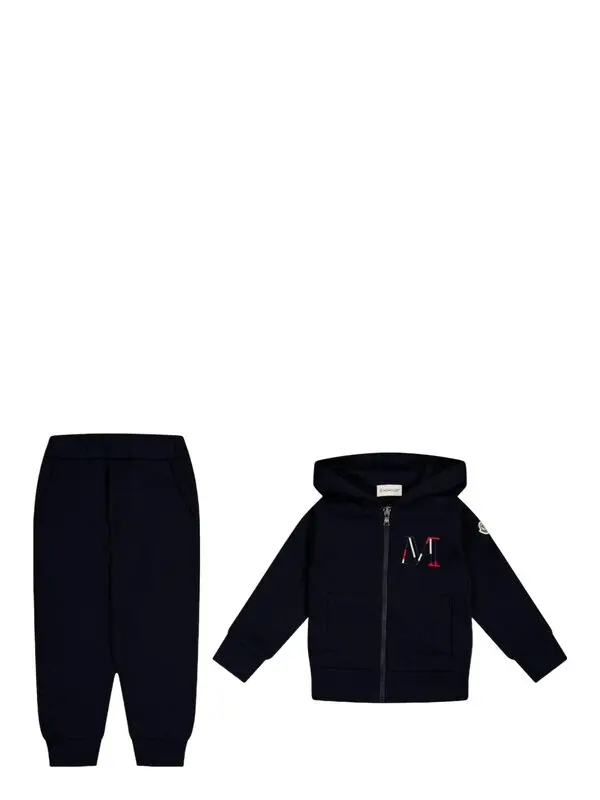 Moncler Hooded Tracksuit - Black