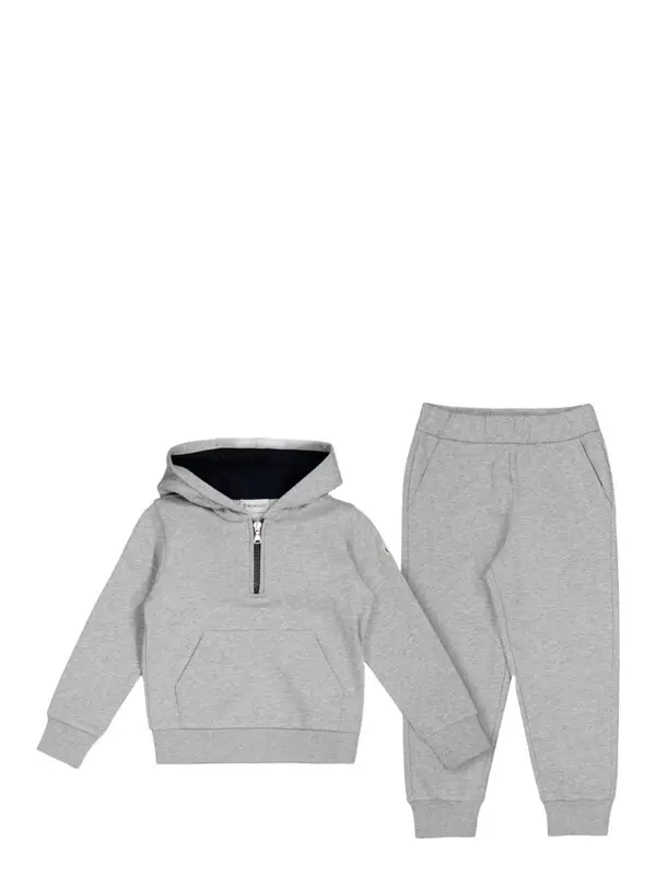 Moncler Hooded Tracksuit - Gray