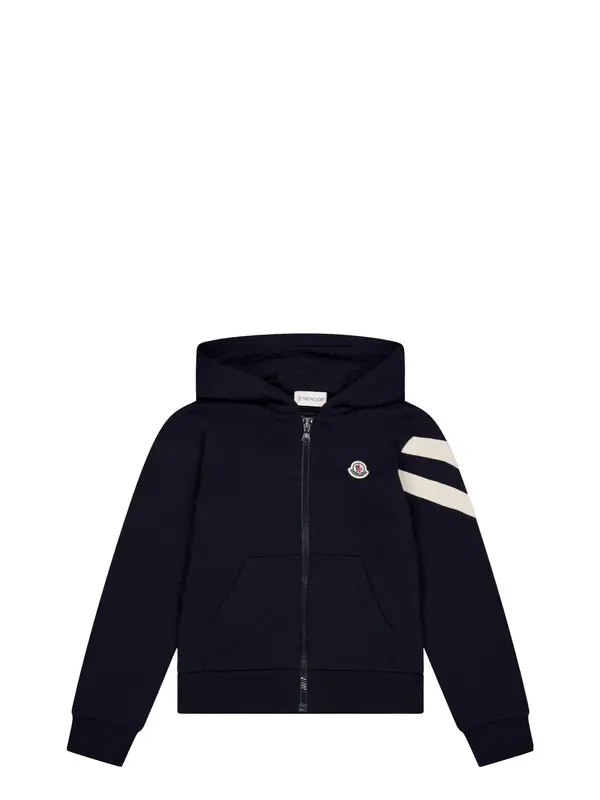 Moncler Hooded Top And Pants Set - Black