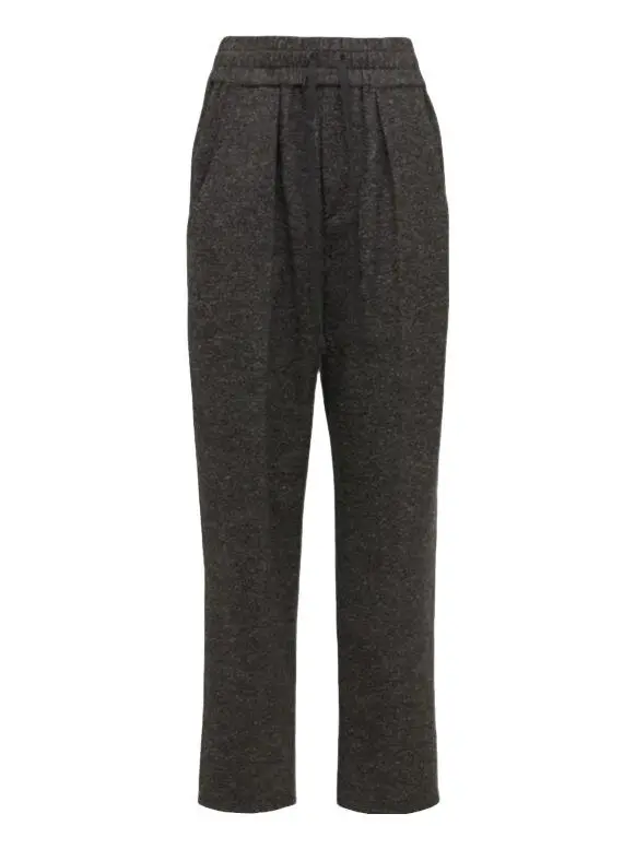 Isabel Marant Étoile Miroki Cotton Blend Straight Pants - Black