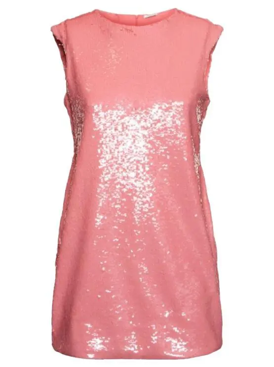 J.W.ANDERSON Sequined Mini Shift Dress - Pink