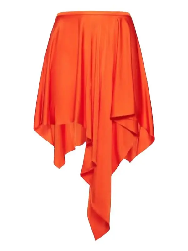Stella McCartney Irregular Mini Skirt - Orange
