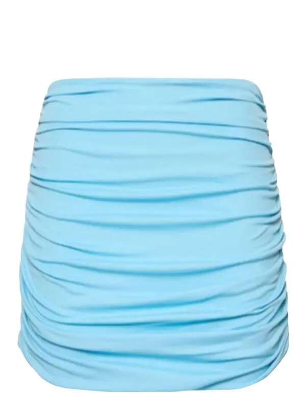 Tory Burch Pleated Miniskirt - Blue