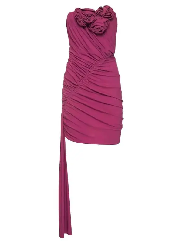 Magda Butrym Strapless Mini Dress - Pink