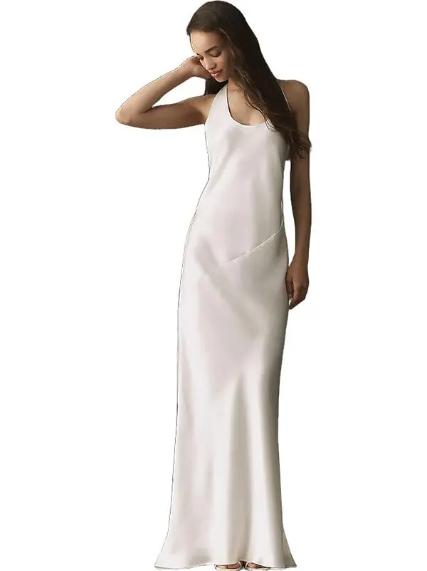 Shona Joy Savannah Racerback Maxi Dress - Ivory