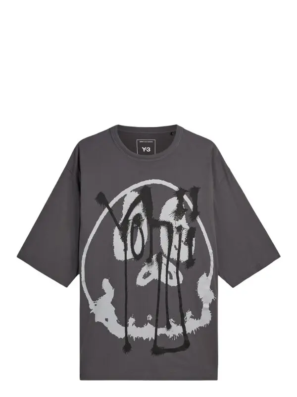 Adidas X Y-3 Chito Graphic T-shirt Asia Sizing - Grey Five