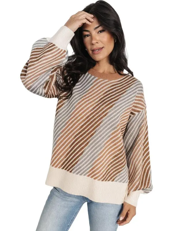 HEM & THREAD Baldwin Striped Sweater - Multi