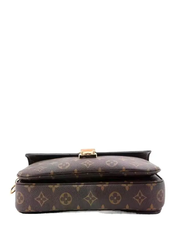 LOUIS VUITTON Pochette Metis Monogram Canvas Crossbody Bag - Brown