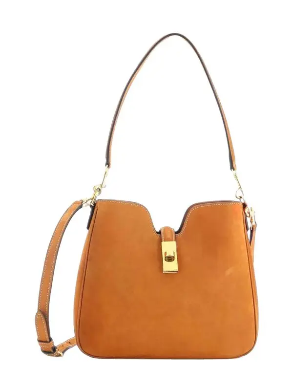 Celine Camille 16 Soft Shoulder Bag Nubuck Small Crossbody Bag - Brown