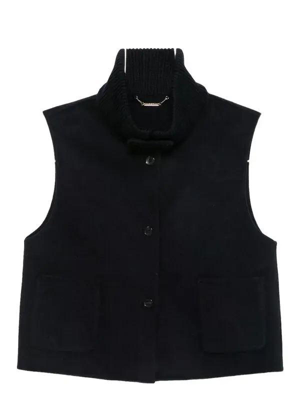 Seventy Ribbed-collar Button-up Jacket - Blue