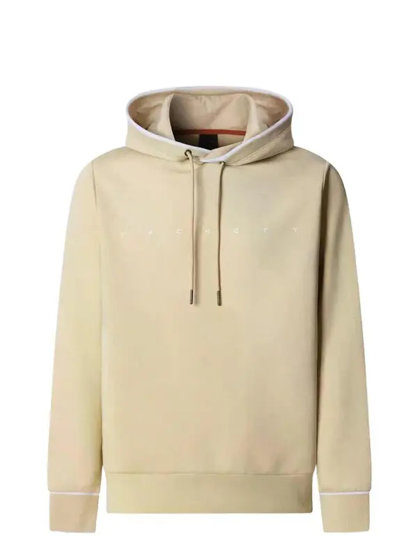 HACKETT LONDON Club Logo-print Drawstring Hoodie - Neutrals