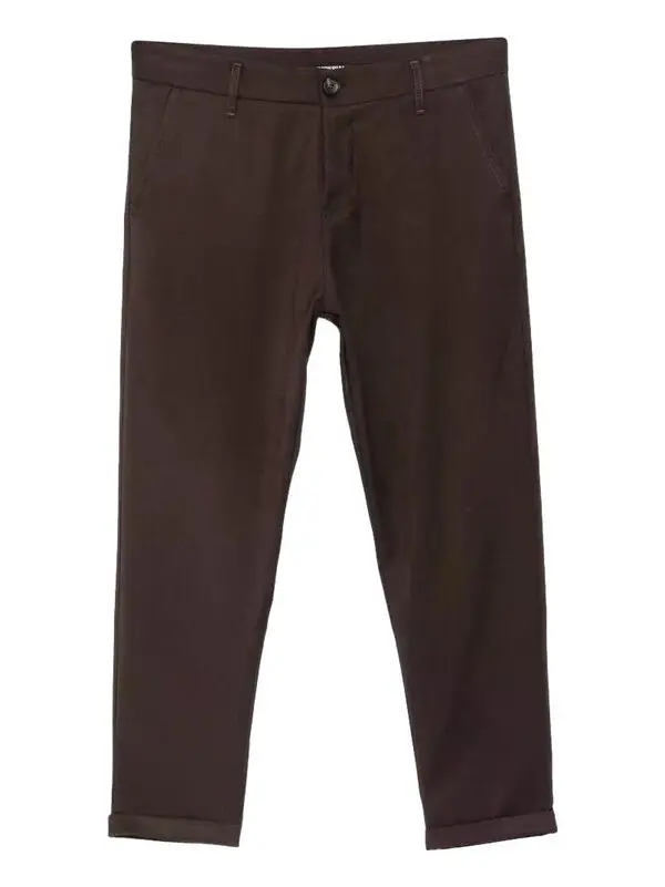 Imperial Button-fastening Trousers - Brown