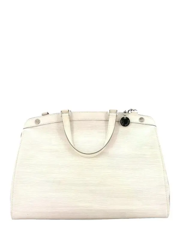 LOUIS VUITTON Brea Handbag Epi Leather Medium Satchel - White