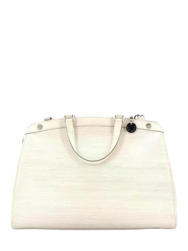 LOUIS VUITTON Brea Handbag Epi Leather Medium Satchel - White