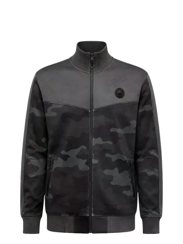 PLEIN SPORT Camouflage-print Track Jacket - Black