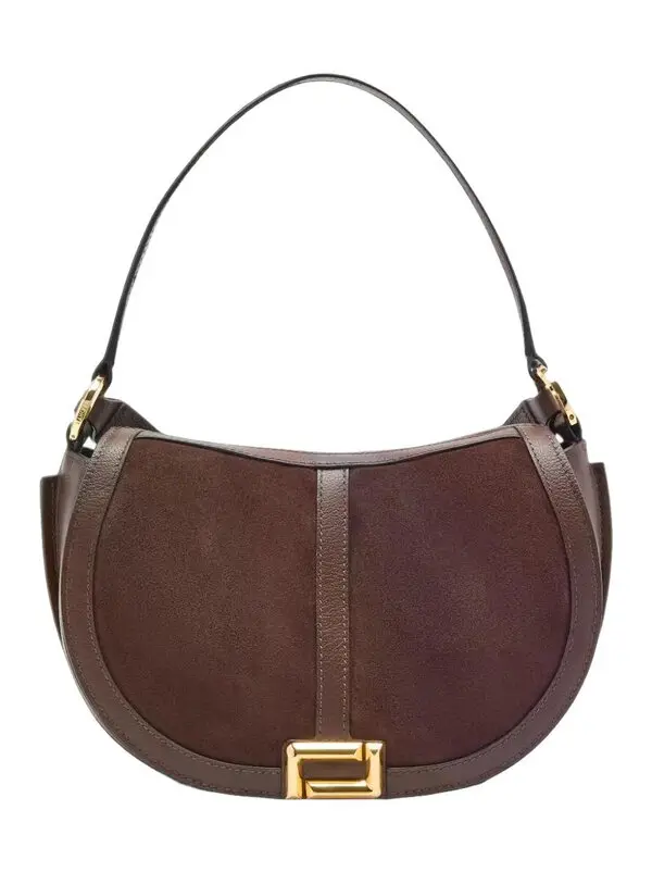 LANCEL Celeste Buckled Shoulder Bag - Brown