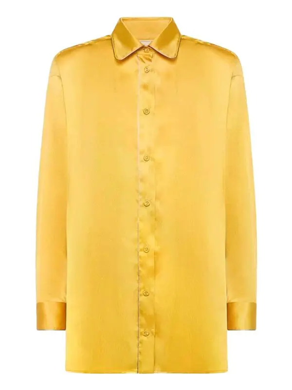 PIERRE-LOUIS MASCIA Mutka Buttoned Shirt - Yellow
