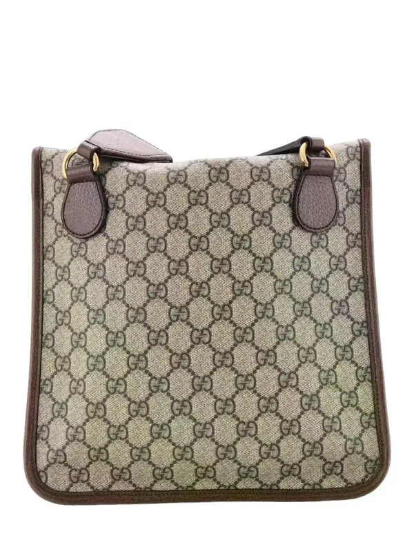Gucci Neo Vintage Envelope Messenger Gg Coated Canvas Medium Cross Body Bag - Brown