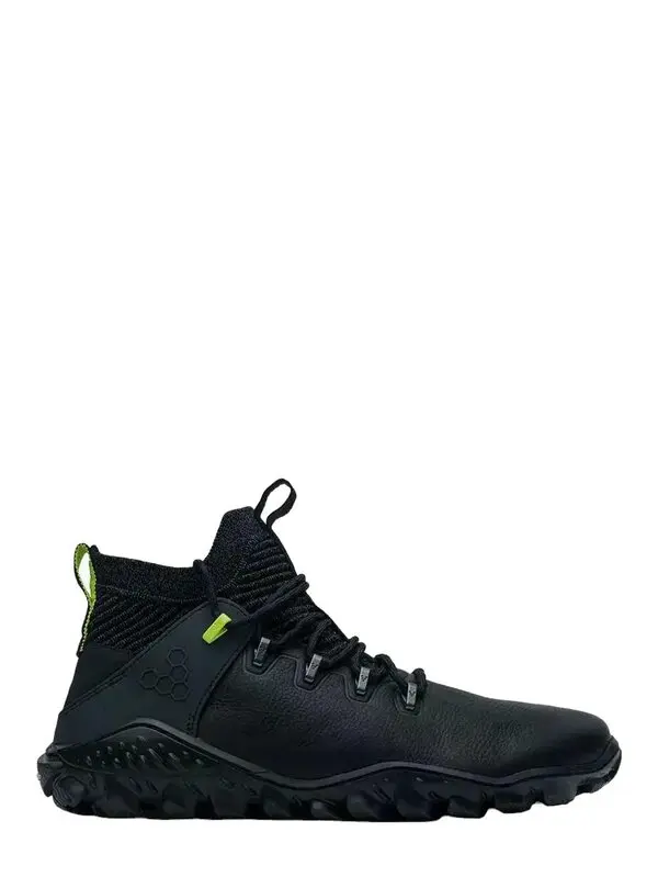 VIVOBAREFOOT Magna Forest Leather Sock-style Sneakers - Black