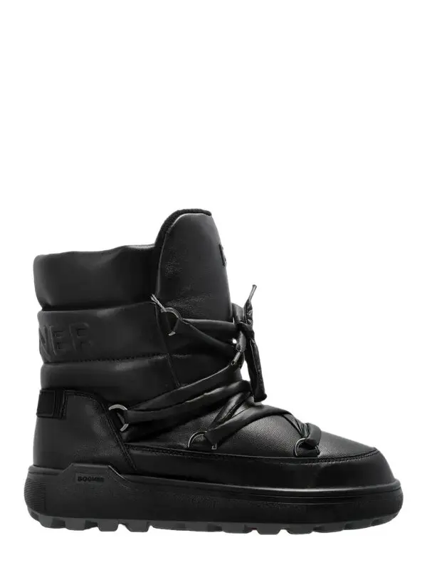 Bogner Chamonix Leather Snow Boots - Black