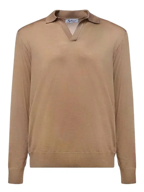GALIANO Wool Fine-knit Top - Neutrals