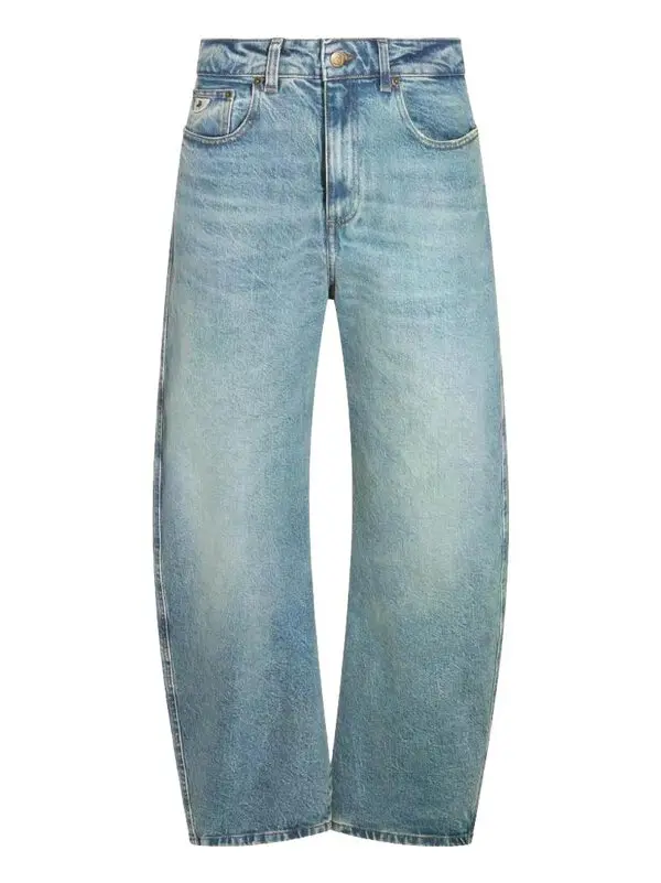 LOIS Faded-effect Denim Trousers - Blue