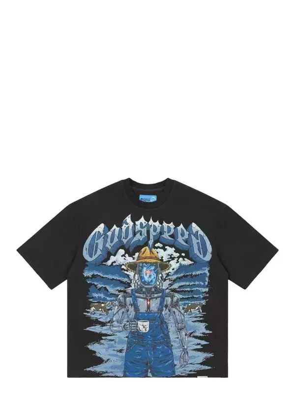 GODSPEED Aura Farm Ii Graphic-print T-shirt - Black
