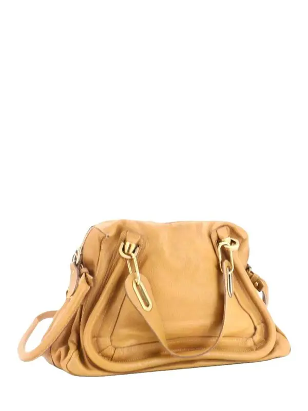 Chloé Paraty Quilted Leather Medium Shoulder Bag - Brown