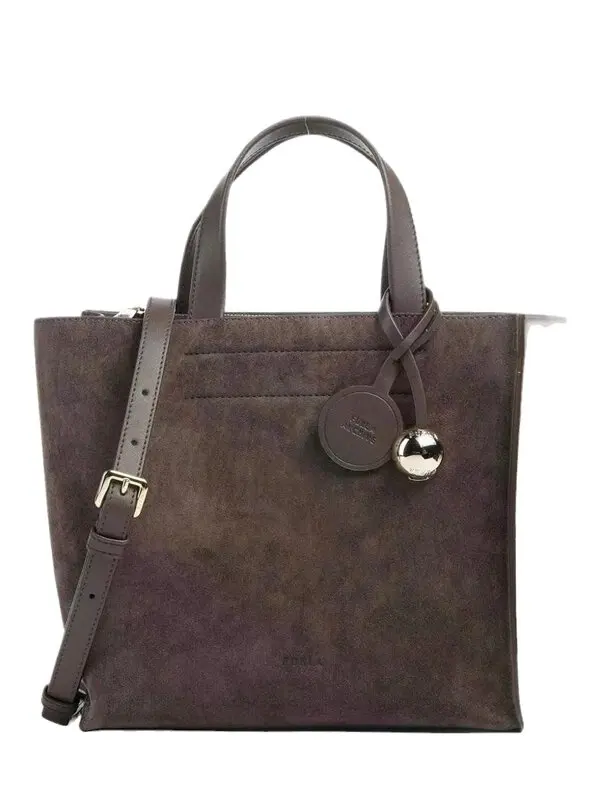 Furla Suede Tote - Brown