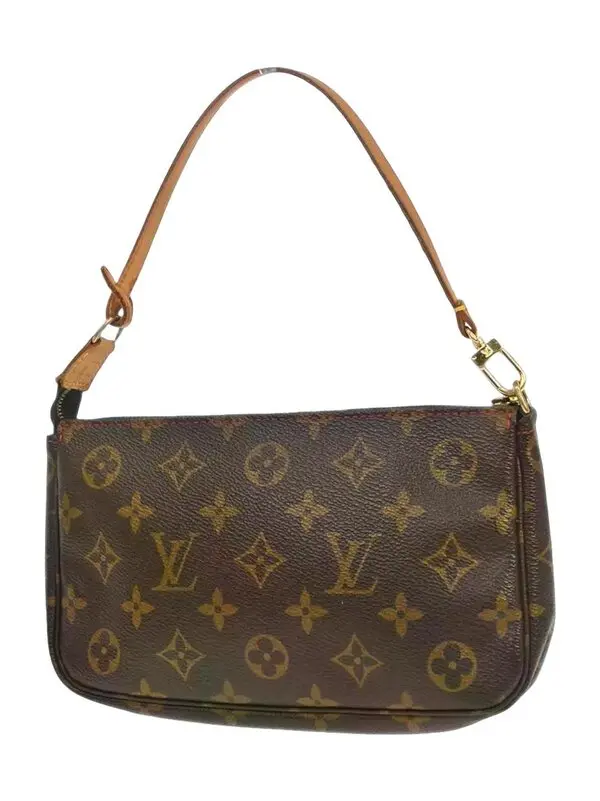 LOUIS VUITTON X Takashi Murakami 2005 Monogram Cerises Pochette Accessoires Tote Bag - Brown