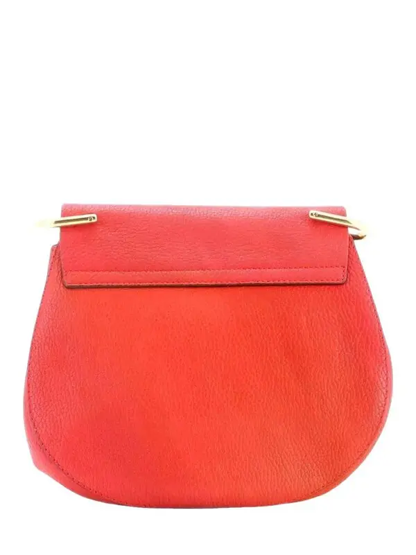 Chloé Drew Leather Cross Body Bag - Red
