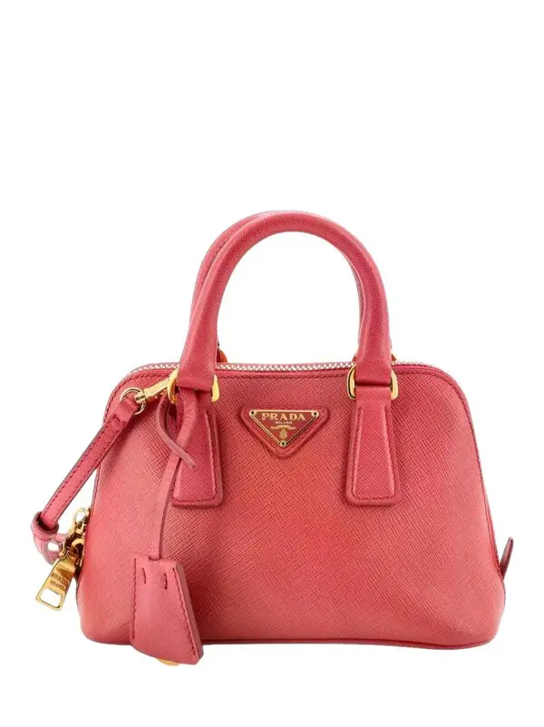 Prada Promenade Saffiano Leather Mini Crossbody Bag - Pink