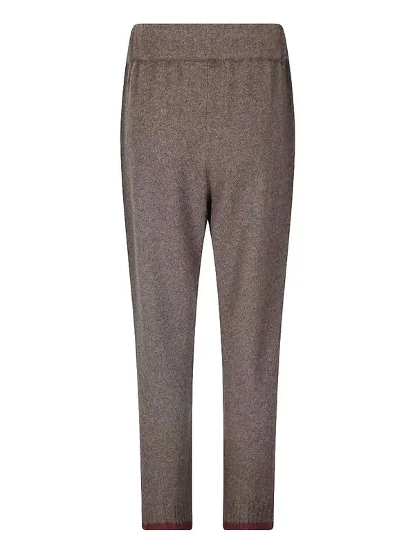 UMA WANG Cashmere Track Pants - Brown