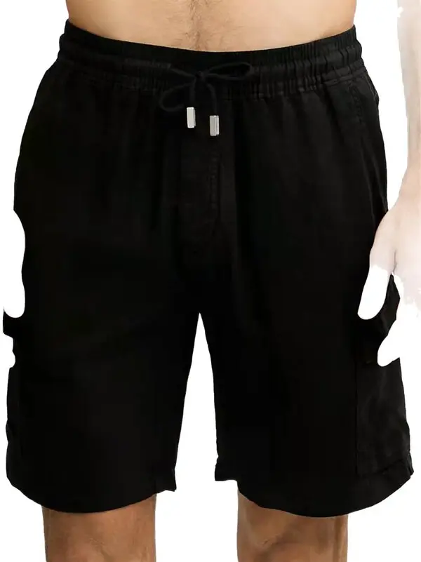 Vilebrequin Drawstring Cargo Shorts - Black