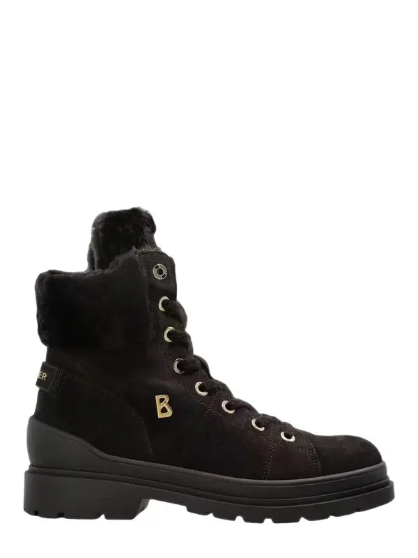 Bogner St. Moritz Shearling-trim Ankle Boots - Brown