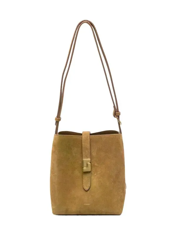 Soeur Mini Bello Suede Shoulder Bag - Brown