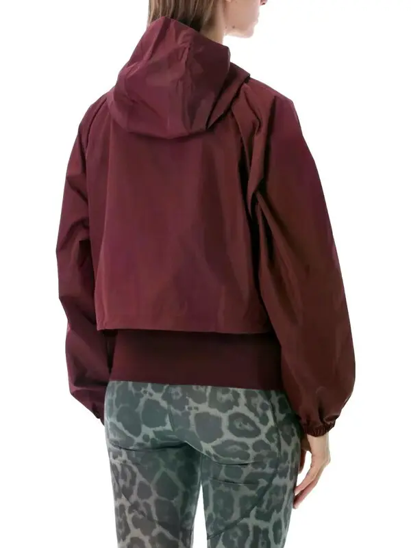 Adidas By Stella McCartney Logo-print Hooded Jacket - Red