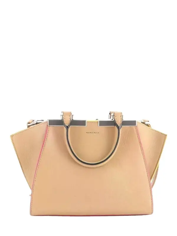 Fendi Leather Mini Cross Body Bag - Brown
