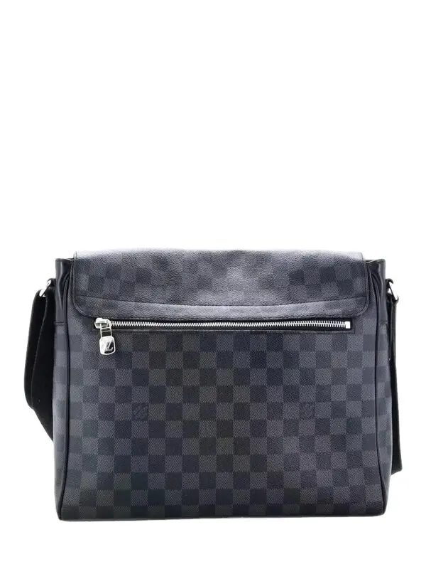 LOUIS VUITTON District Nm Messenger Bag Damier Graphite Mm Crossbody Bag - Black