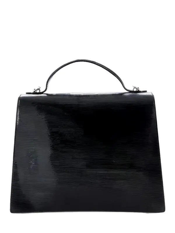 LOUIS VUITTON Electric Epi Leather Gm Satchel - Black