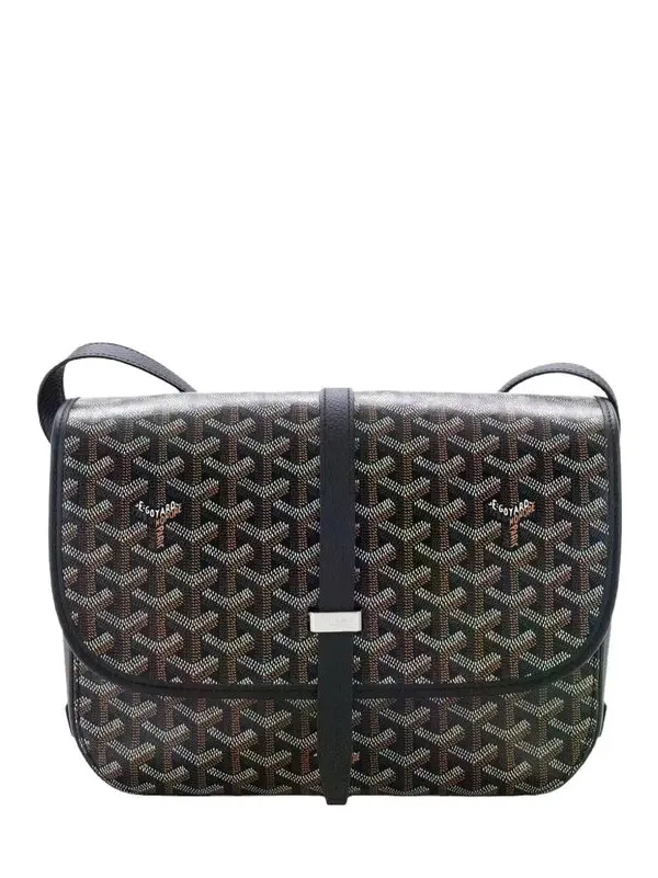 Goyard Coated Canvas Belvedere Ii Messenger Bag - Black