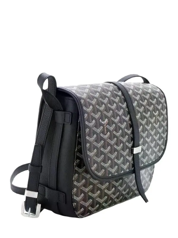 Goyard Coated Canvas Belvedere Ii Messenger Bag - Black