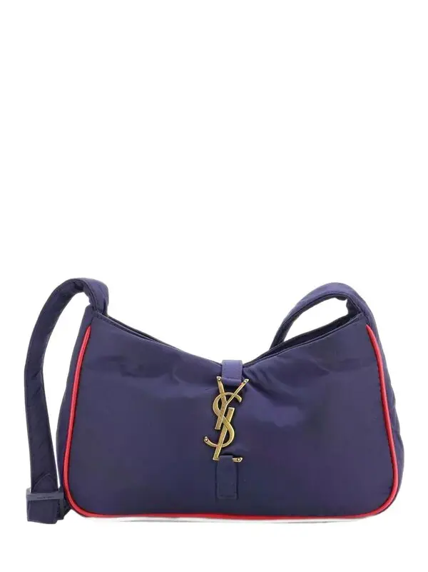 Saint Laurent Hobo Nylon Small Shoulder Bag - Blue
