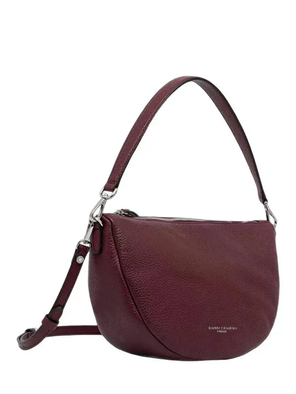 GIANNI CHIARINI Grained-leather Shoulder Bag - Red